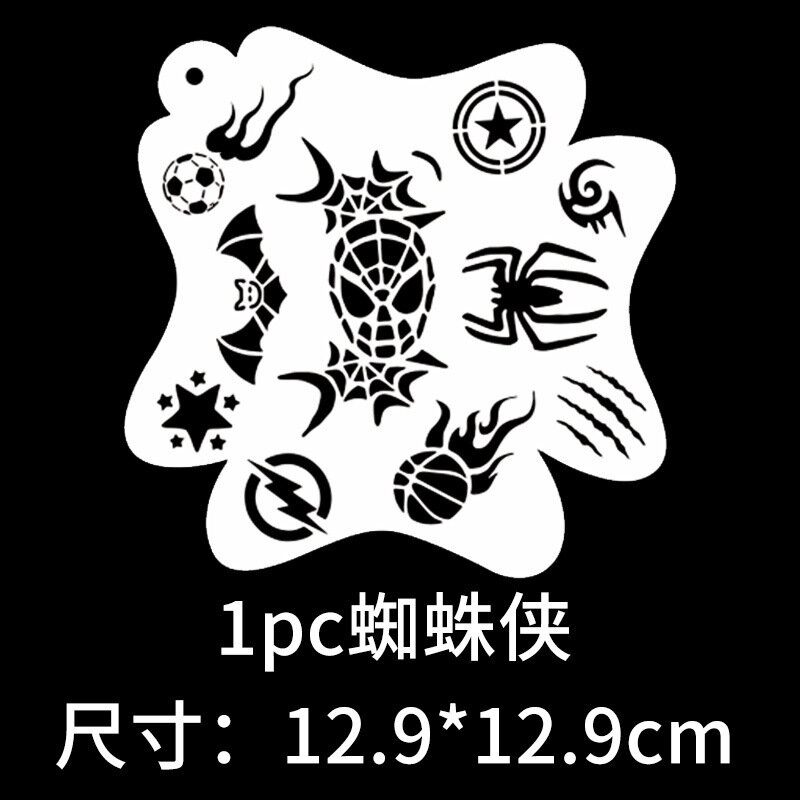 Трафарет "Человек-Паук", для рисования на лице, 1 шт