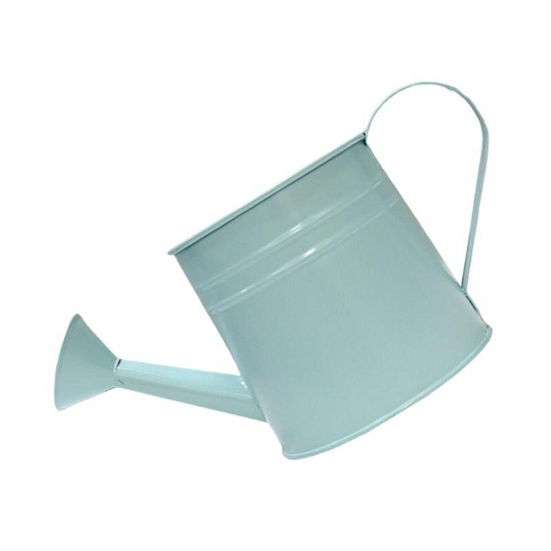 Винтажная железная лейка-плантатор, Удобный металлический контейнер, идеально подходящий в качестве цветочного горшка или украшения офиса