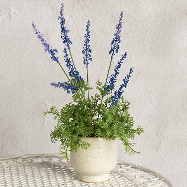 Искусственный цветок в горшке Лаванда - Markinch 39 см, Summer Deco, 5010103