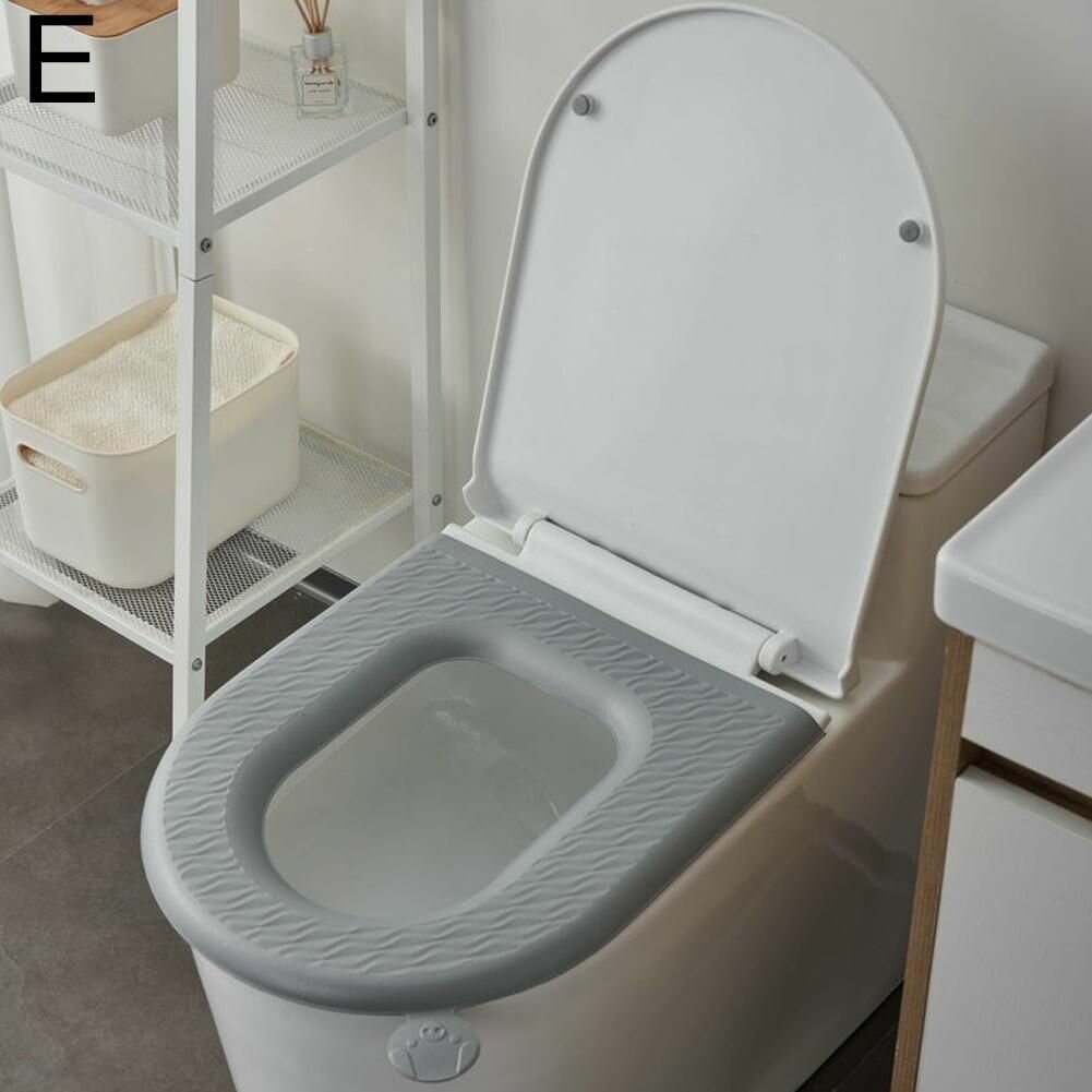 Водонепроницаемая одноразовая подушка сиденья унитаза, универсальная кольцевая подушка из силиконовой пены