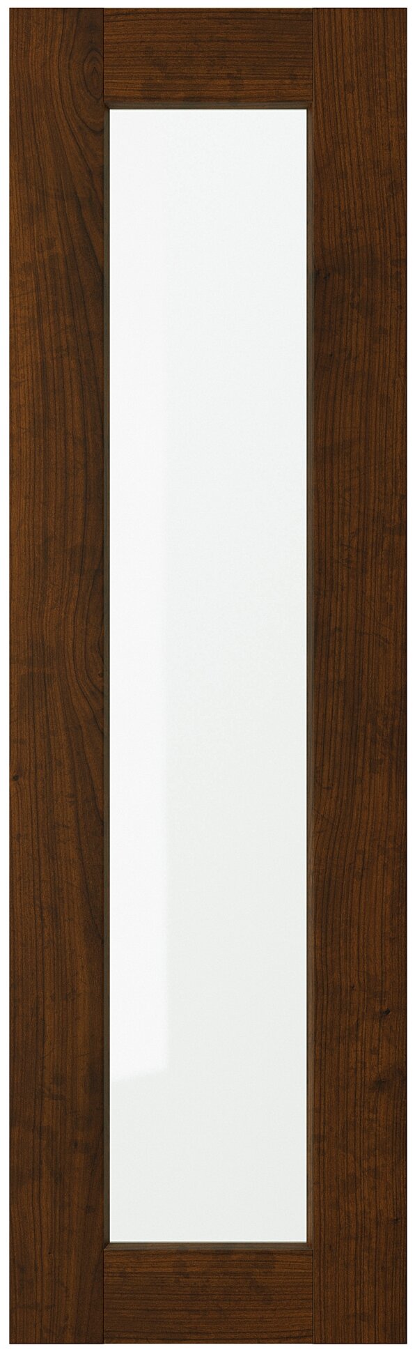Дверца икеа эдсерум 30x100 см, под дерево коричневый