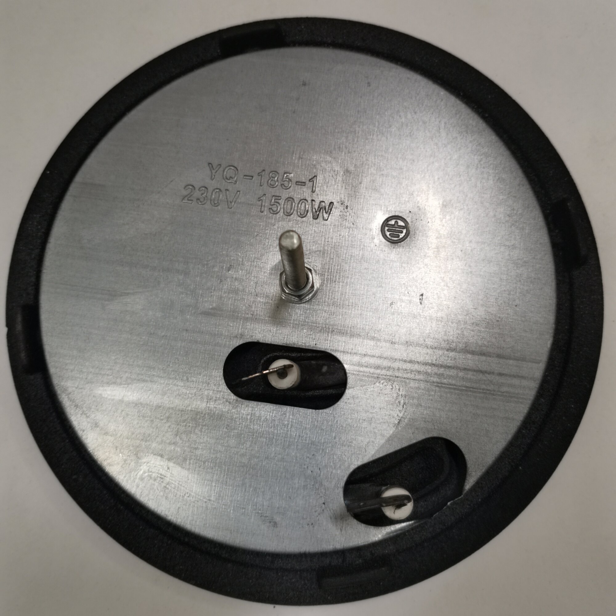 Электрическая конфорка чугунная D185-1,5кВт. на Эл, плиту (со встр, тэном)