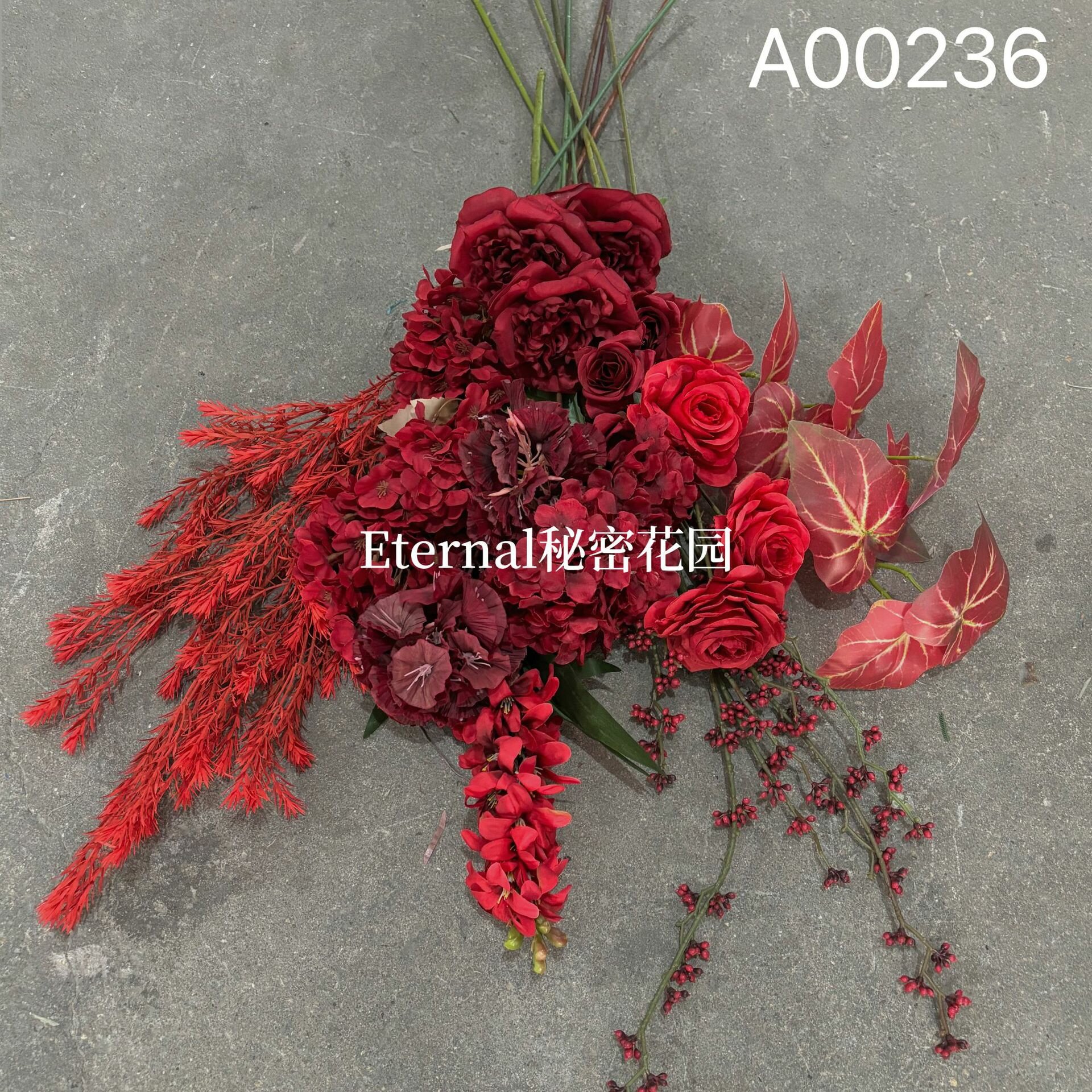 Набор цветочных композиций "Моне", имитация садового стиля, 10 цветов