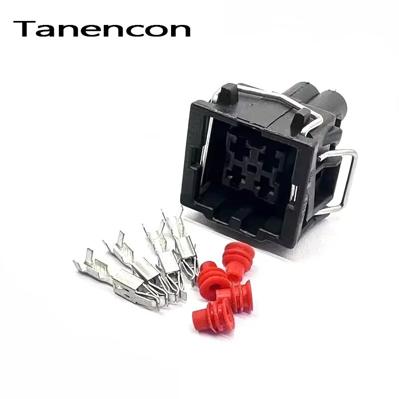 1 комплект 4-контактный 357919754 444524 -1 Tyco AMP Водонепроницаемый автомобильный разъем, вилка переключателя давления кондиционера для VW AUDI 1 set