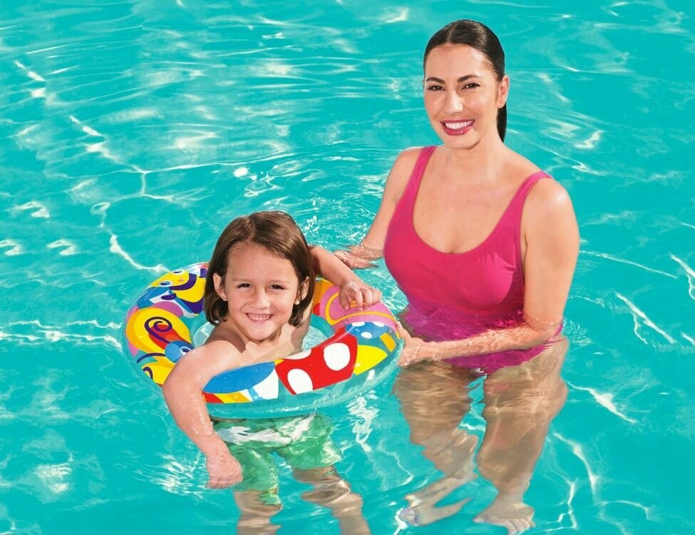 Надувной круг Насекомые, 56 см, от 3 до 6 лет, BestWay, 36013-насек