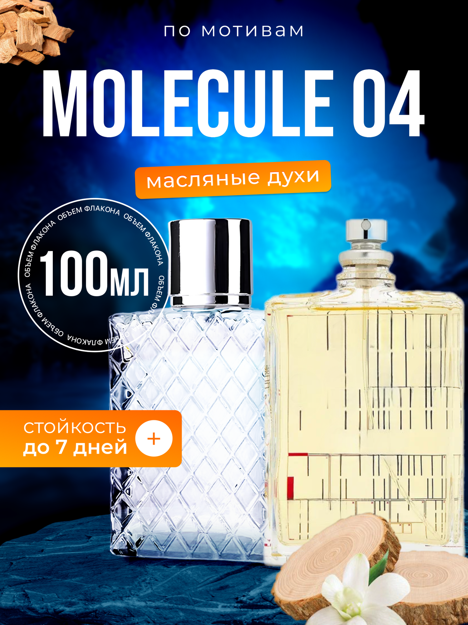 Духи масляные по мотивам Molecule 04 Молекула 04 парфюм женские мужские стойкие