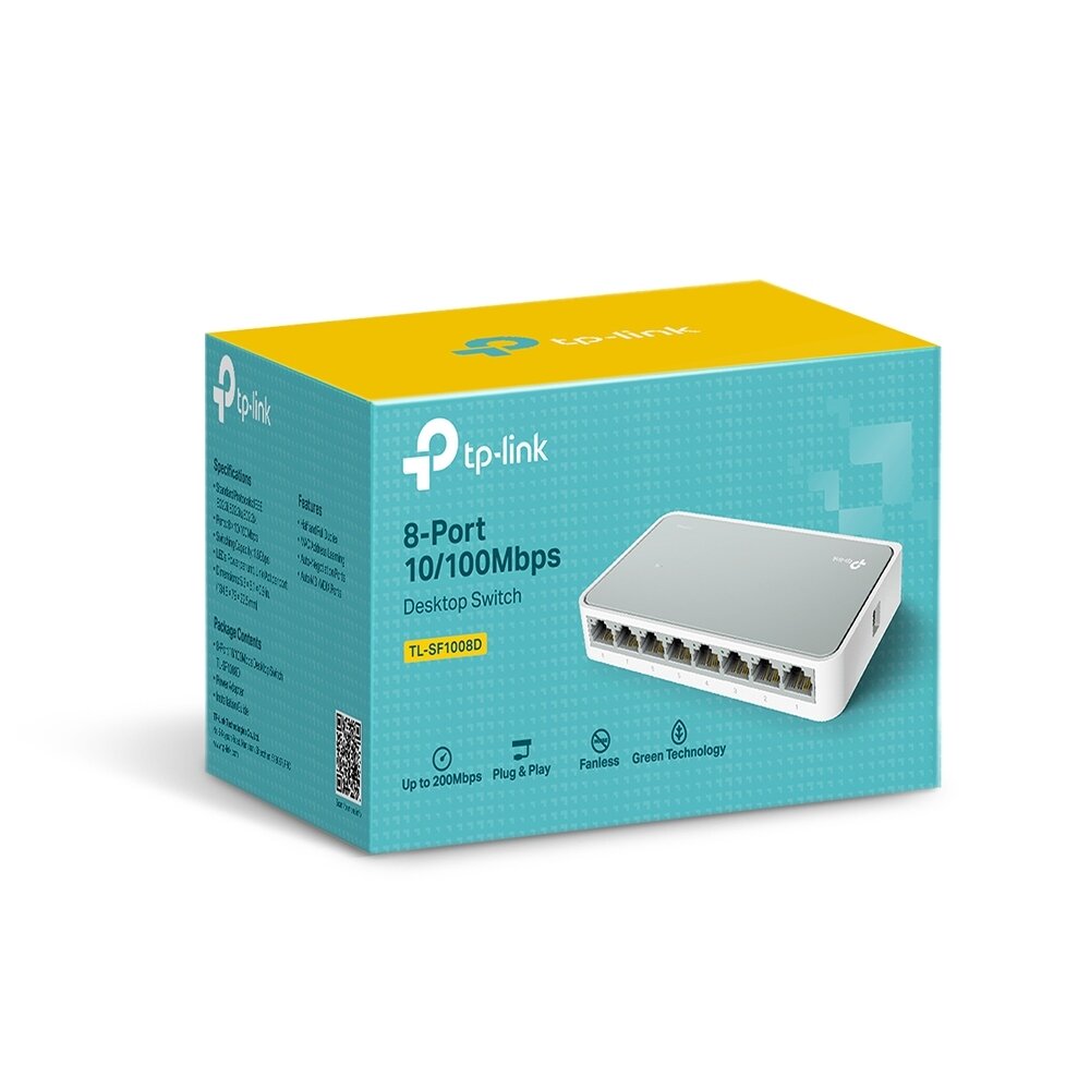 Коммутатор Fast Ethernet TL-SF1008D (TP-Link)