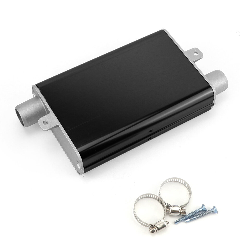 Глушитель для выхлопных труб 24 мм, модернизированный автомобильный, воздушный, дизельный, стояночный, обогреватель, глушитель с 2 зажимами, кронштейном и винтами