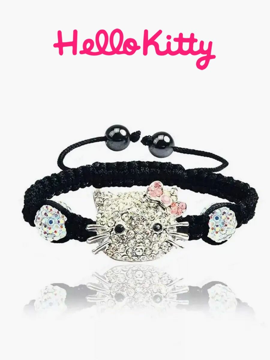 Плетеный браслет GAMEМЕРЧ, стразы