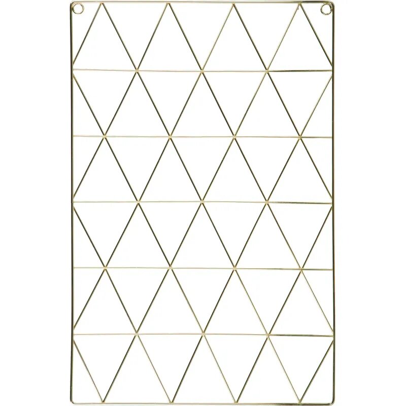 Доска органайзер-решетка Attache 36x55см золотистая, 3 зажима в наб 1847628