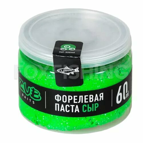 Форелевая паста Zub art. 60мл Сыр Зеленая