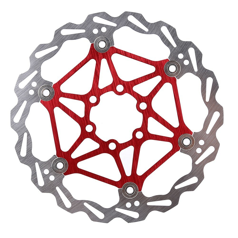 Плавающий тормозной диск велосипедного типа для велосипеда, высококачественный велосипедный тормозной диск, универсальная посадка, простая установка, долговечный и устойчивый к коррозии
