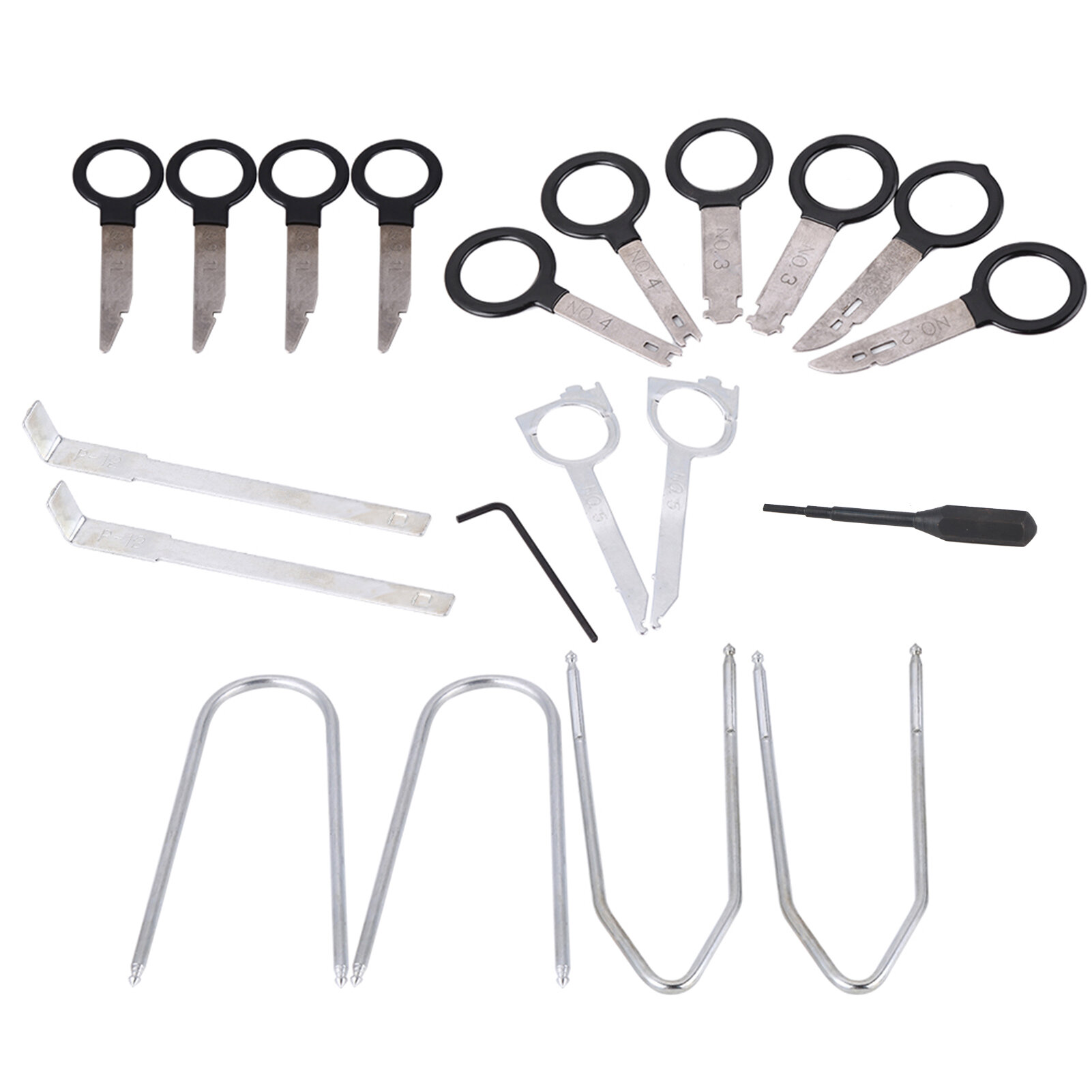 Инструмент для снятия панелей, компактный инструмент для демонтажа аудиосистемы и автомобильной магнитолы.