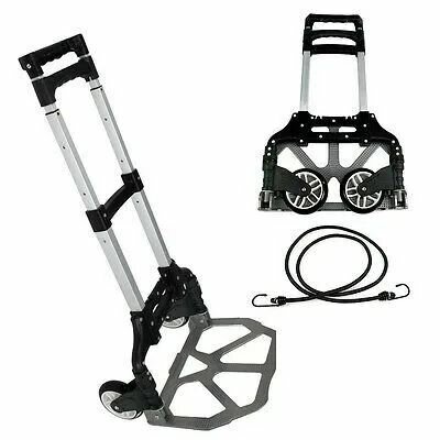 Тележка передвижная грузовая складная (тачка) со шнуром-фиксатором до 70 кг