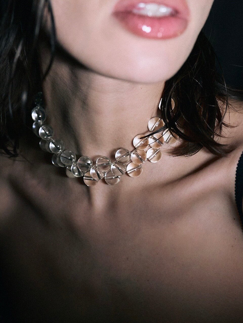 Чокер link in, стекло