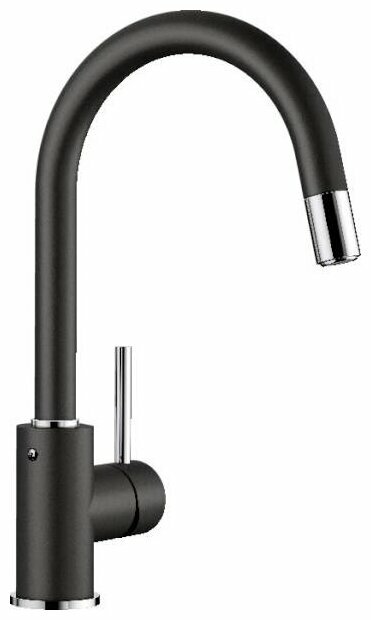Смеситель для кухни Blanco MIDA-S черный 526146