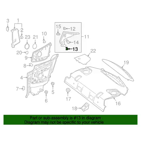 Mercedes A0089886878 (0089886878 / A0089886878) клемма