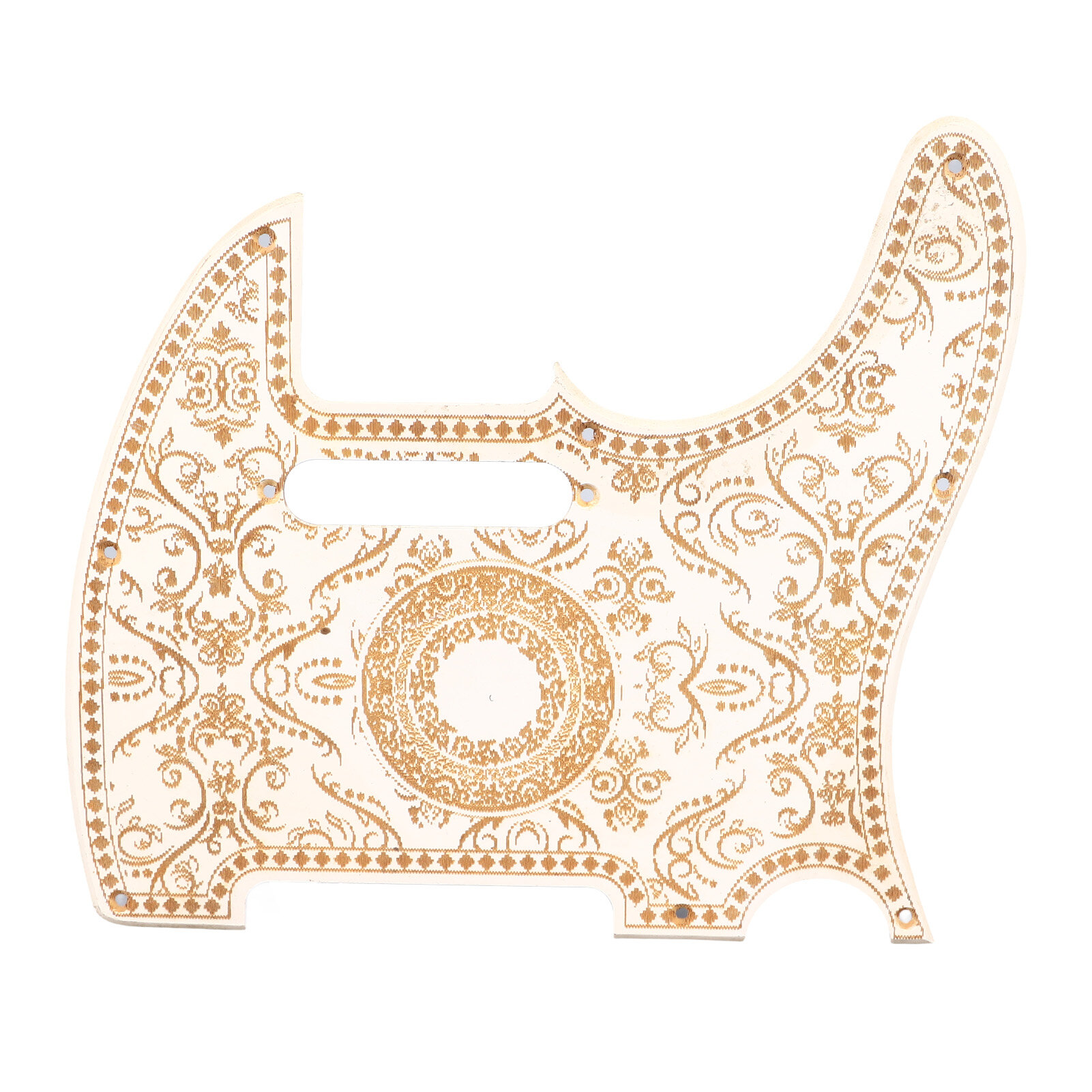 Защитная накладка для акустической гитары из ПВХ, прочная, для электрогитары, защита от царапин, модель TL GQ233, белая, резная.