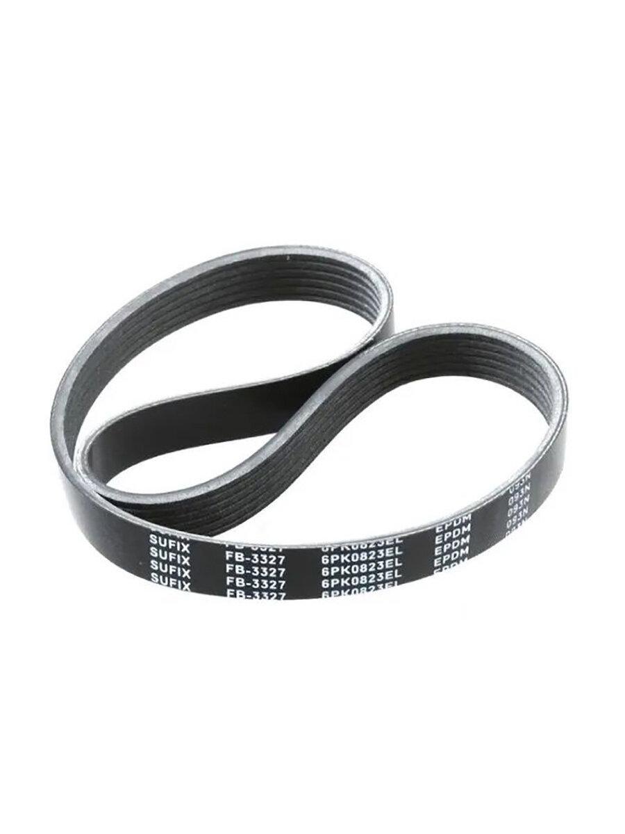Ремень поликлиновый SUFIX FB3327 эластичный 6PK0823EL для Lada