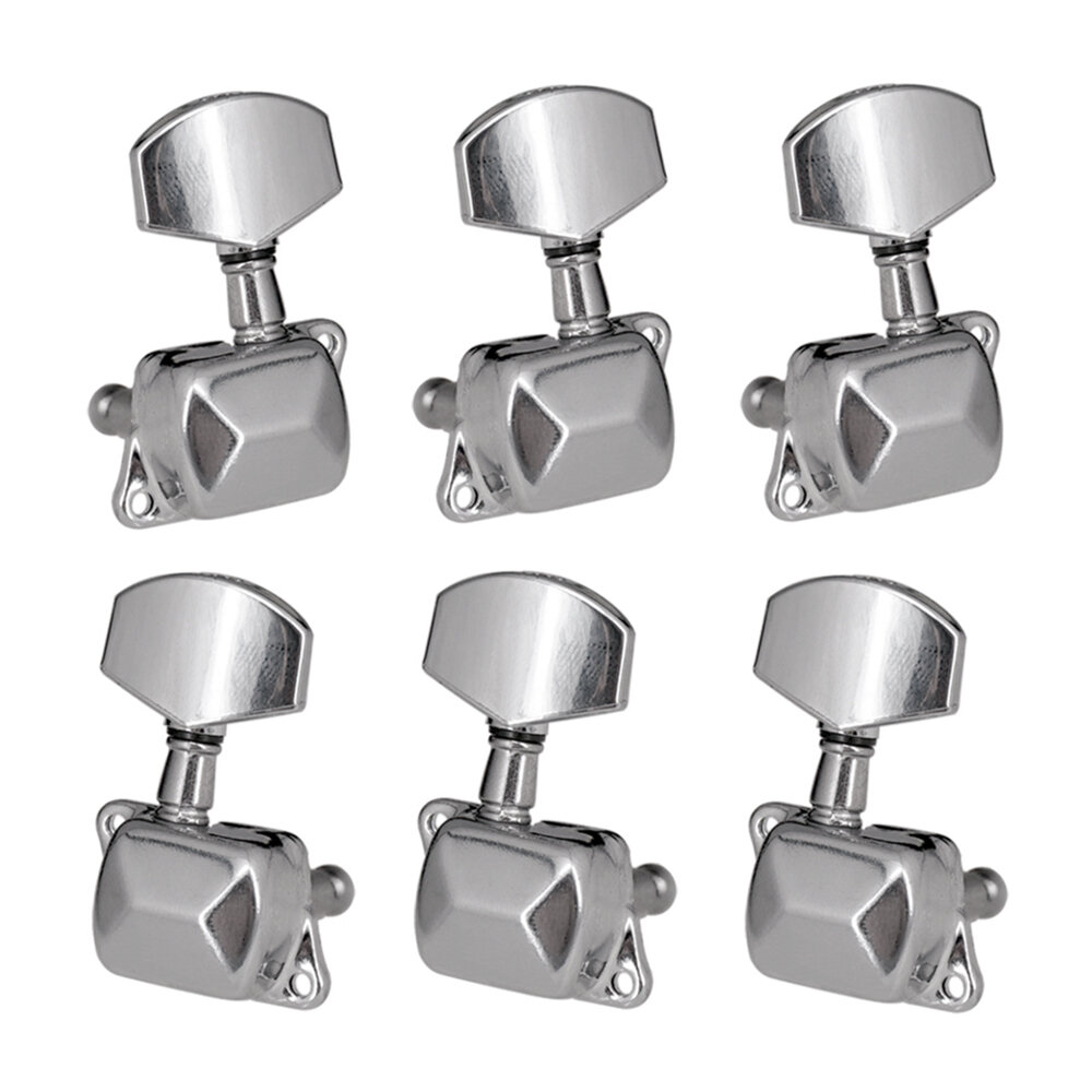 6 шт. передаточное отношение 1:15 полузакрытые колки для электроакустической гитары колки колки ключи 3L3R запасные части