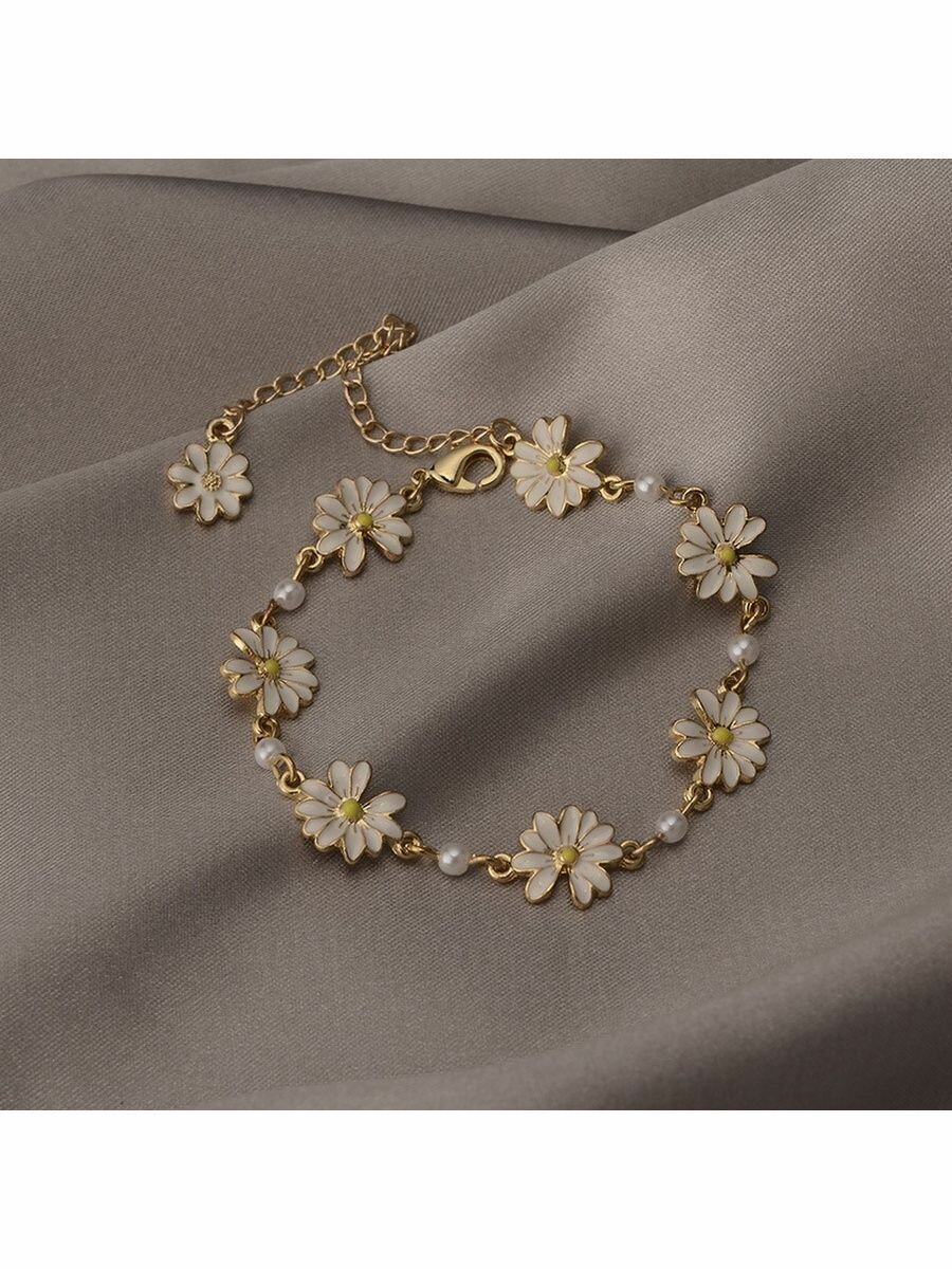 Браслет-цепочка, эмаль