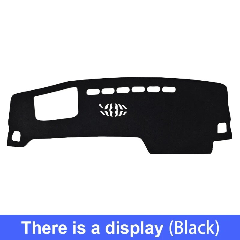 Нескользящий коврик для приборной панели автомобиля, пыленепроницаемый коврик для Display-black