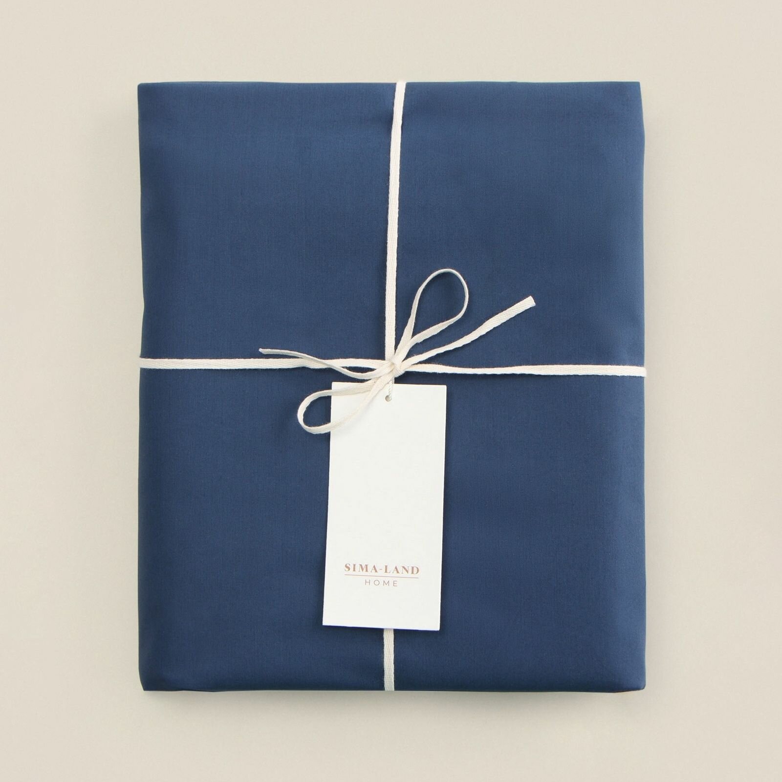 Простынь на резинке 180х200 перкаль, 2 спальная, 100% хлопок, 300ТС SL Home Percale