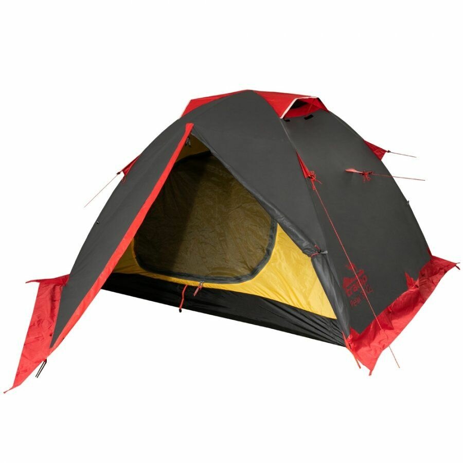 Палатка экспедиционная Tramp Peak 3 V2 серый TRT-26