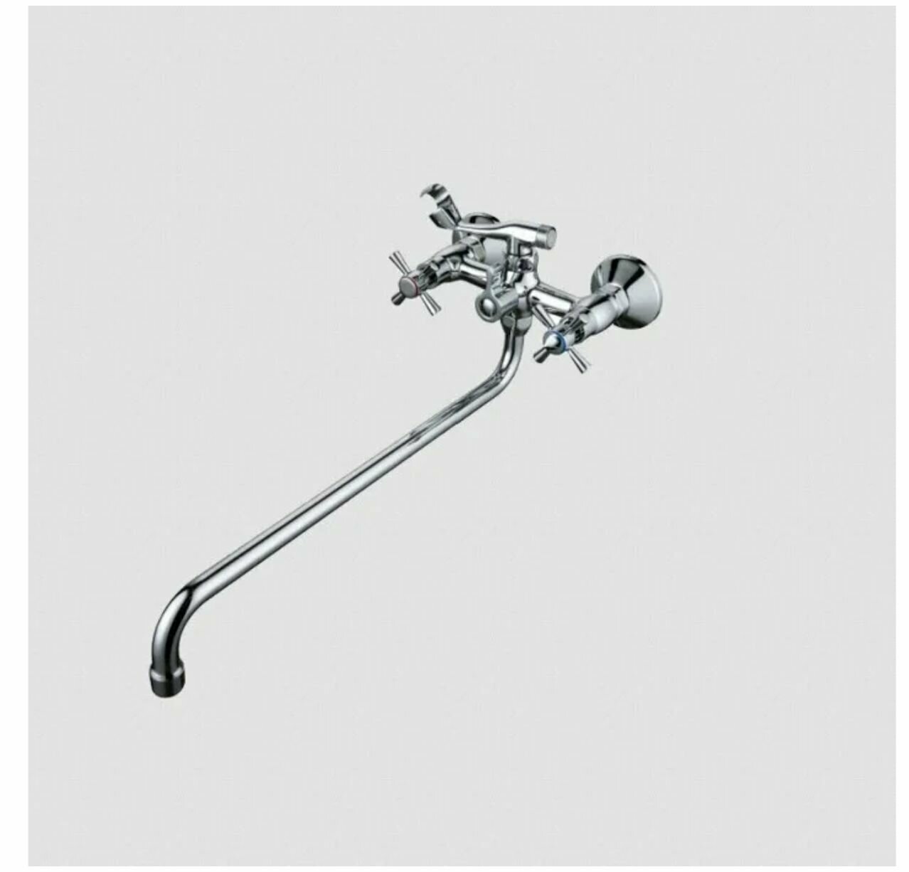 Смеситель для ванны с длинным изливом GANZER GZ14041, цвет хром