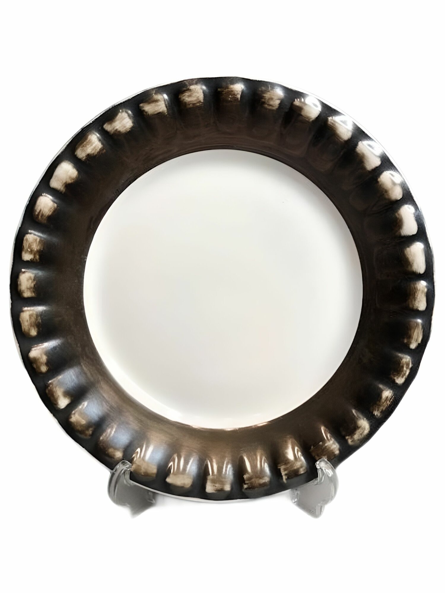 Тарелка винтажная Thomas(Rosenthal), Бавария, 20-е г. Германия "жозефина", 20см, стиль "ампир", фарфор