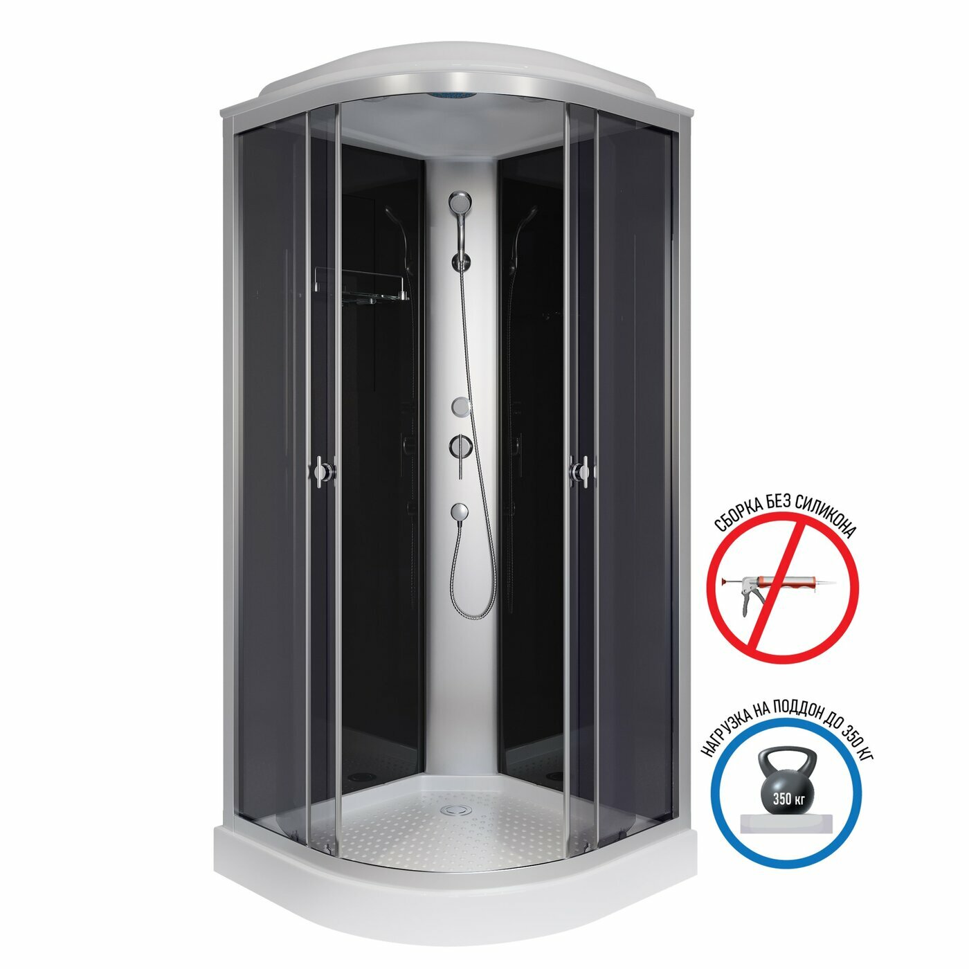 Душевая кабина Niagara Eco 100х100 E100/13/TN