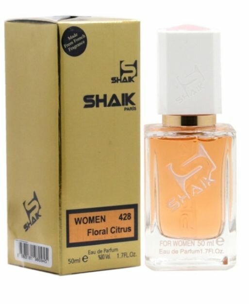 Парфюмерная вода №428, 50 мл. SHAIK PARIS W 428 Floral Citrus Парфюмерная вода 50мл Женская
