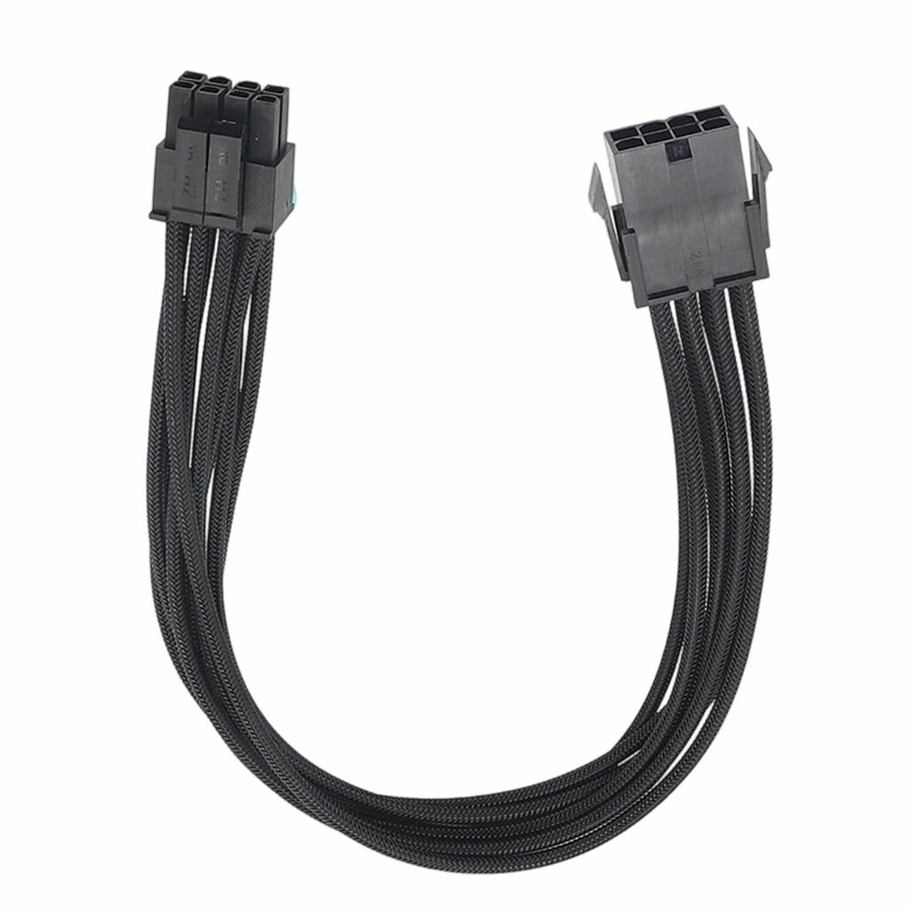 Компьютерные кабели, Материнская плата 8-pin CPU 8PIN мужской на женский удлинитель - черный