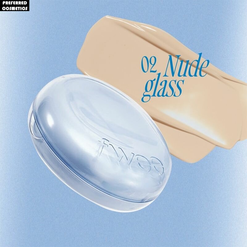 FWEE NEW Cushion Glass Natural 5 цветов SPF50+ / Увлажняющее покрытие Безупречная основа для подушек