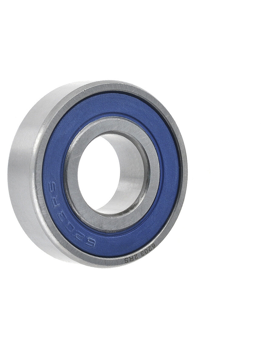 Подшипник 6203 2RS (ГОСТ 180203) 17x40x12 2RS с двухсторонним уплотнением для машины шлифовальной угловой (УШМ) болгарки Фиолент МШУ1-23-230Б