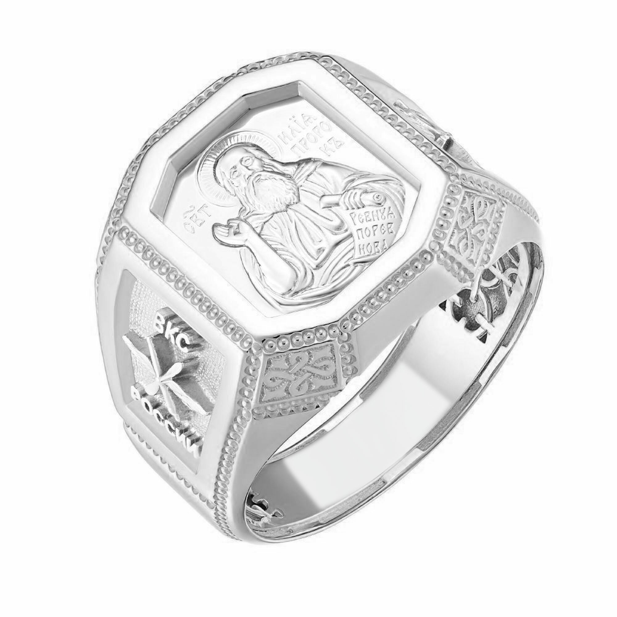 Печатка, серебро, 925 проба, родирование