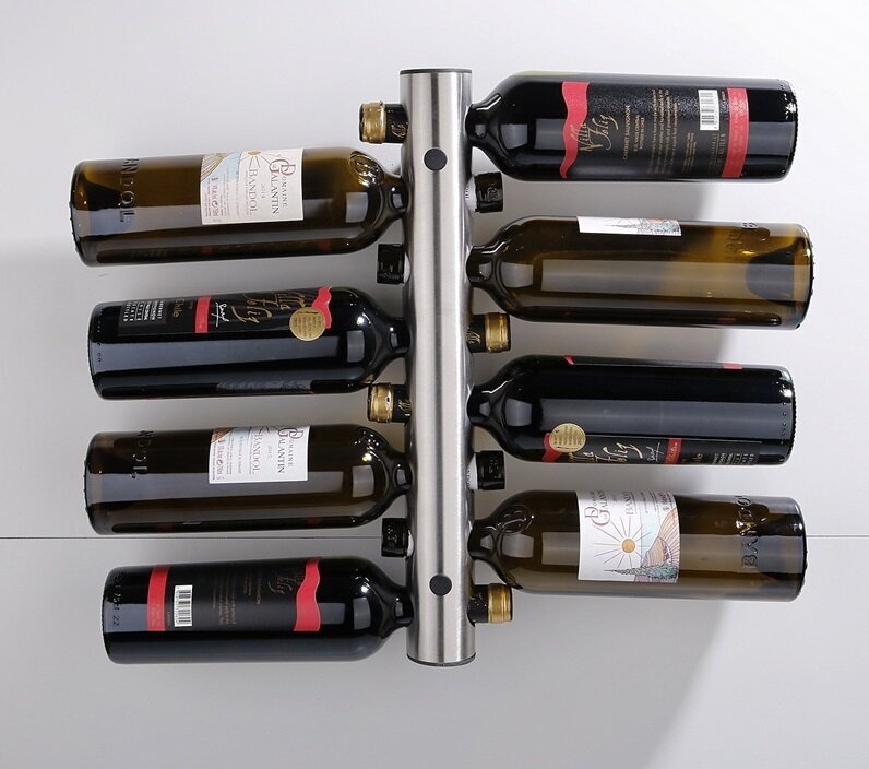 Держатель для бутылок OneTeamGroup, 8 отделов, настенный, 42x6 см