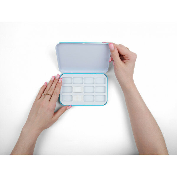 Пенал для акварели в кюветах 2,5 мл Малевичъ на 12 кювет