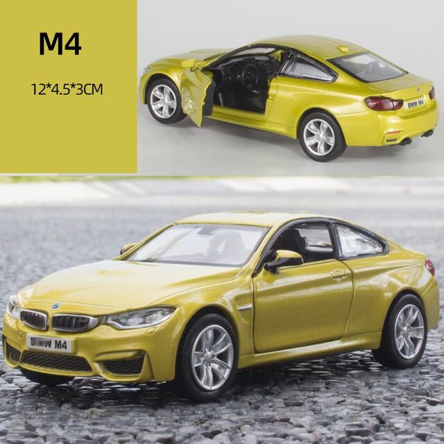 1:43 M2 M3 M4 M6 X6M M5 Металлическая игрушечная машина из сплава, литые игрушечные машинки, модель автомобиля для детей