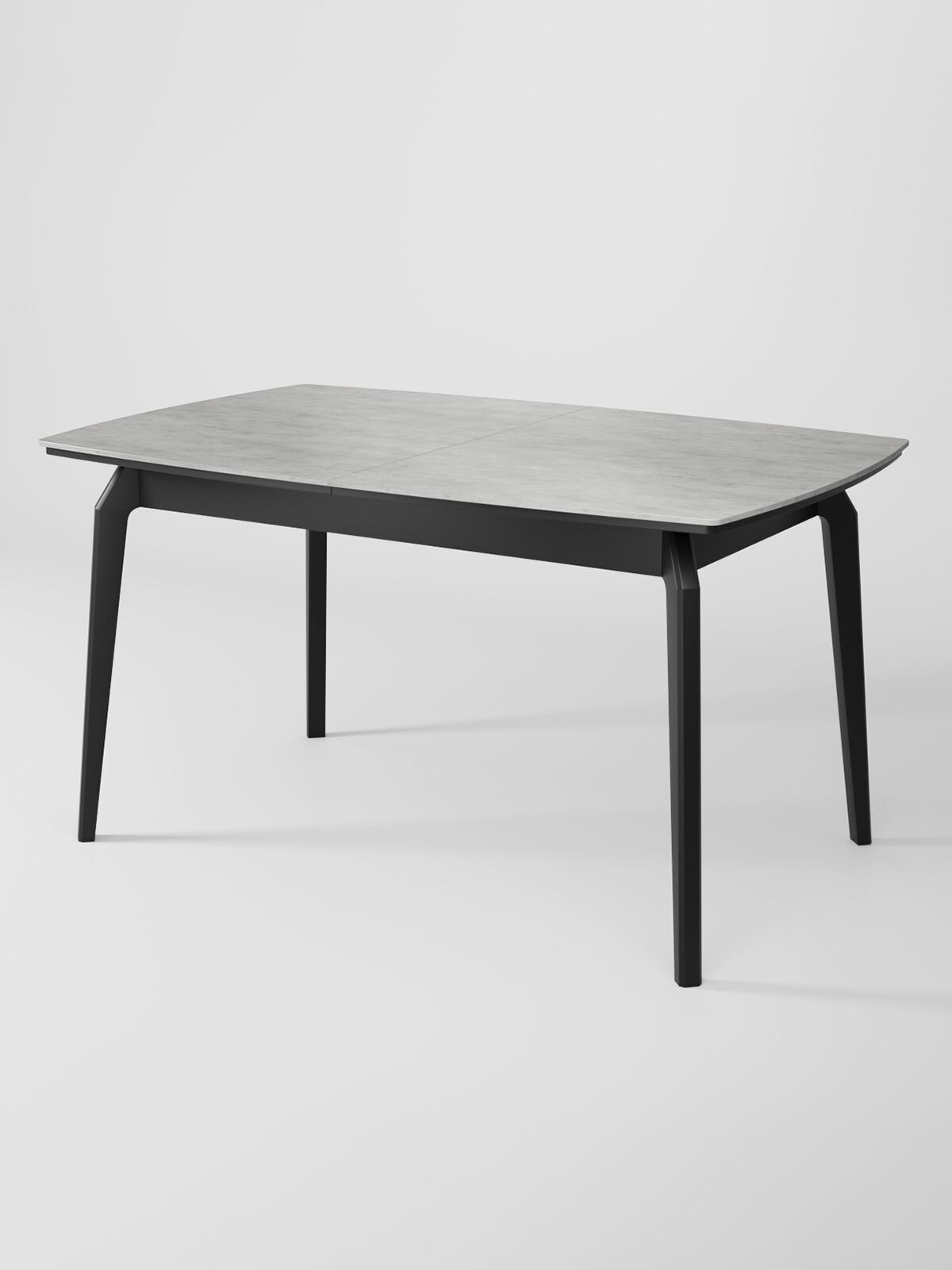 Стол Энцо 03 EGGER: Бетон Чикаго светлый - Основание Черное