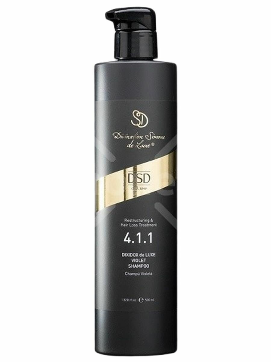 DsD de Luxe - 4.1.1L Dixidox De Luxe Violet Shampoo, Оттеночный шампунь, 500 мл