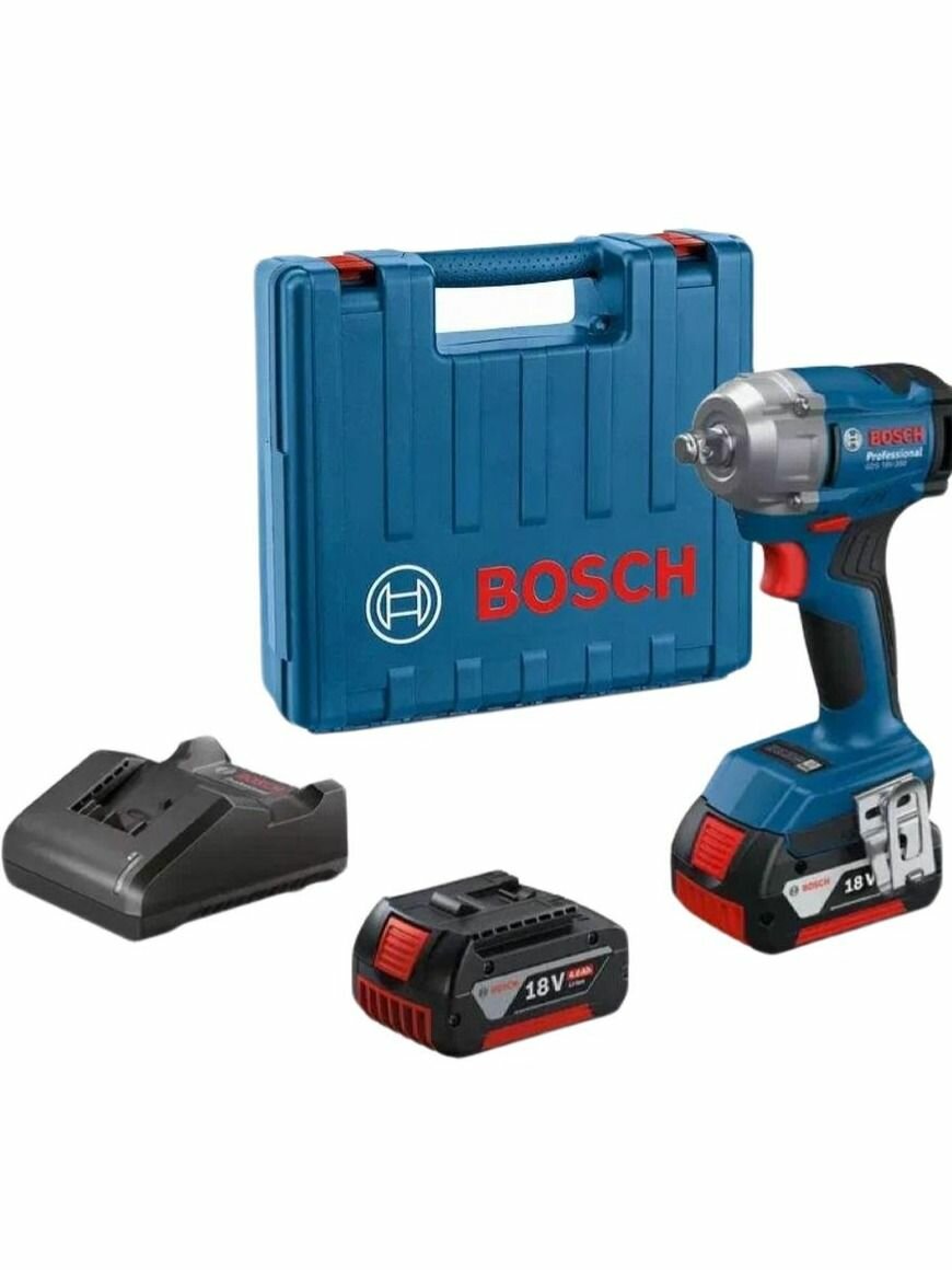 Аккумуляторный гайковерт Bosch GDS18V-350 2 АКБ/ЗУ