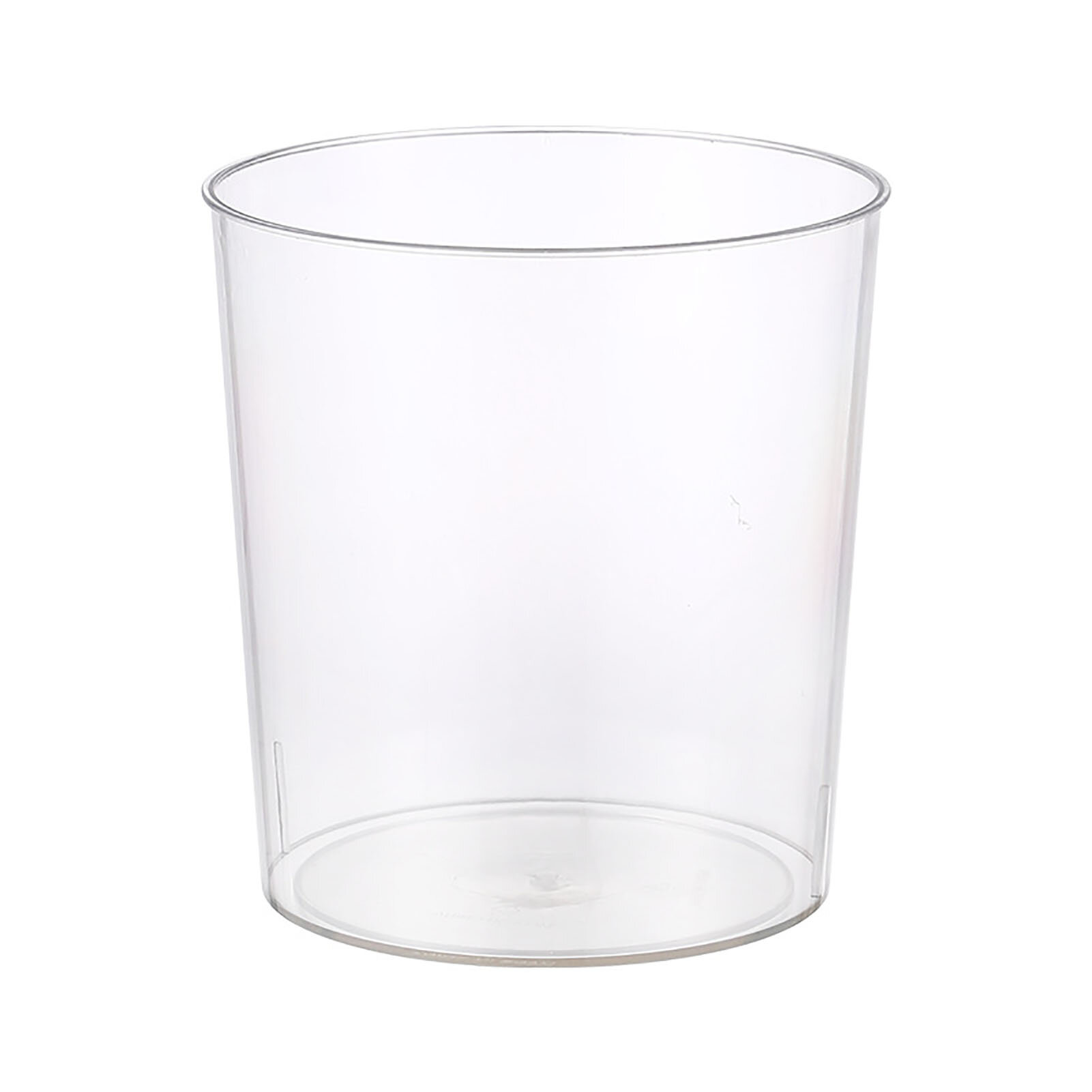 Transparent Trash Can Clear Garbage Container Bin Large Capacity Plastic Wastebasket for Bathroom Kitchen Bedroom Office M