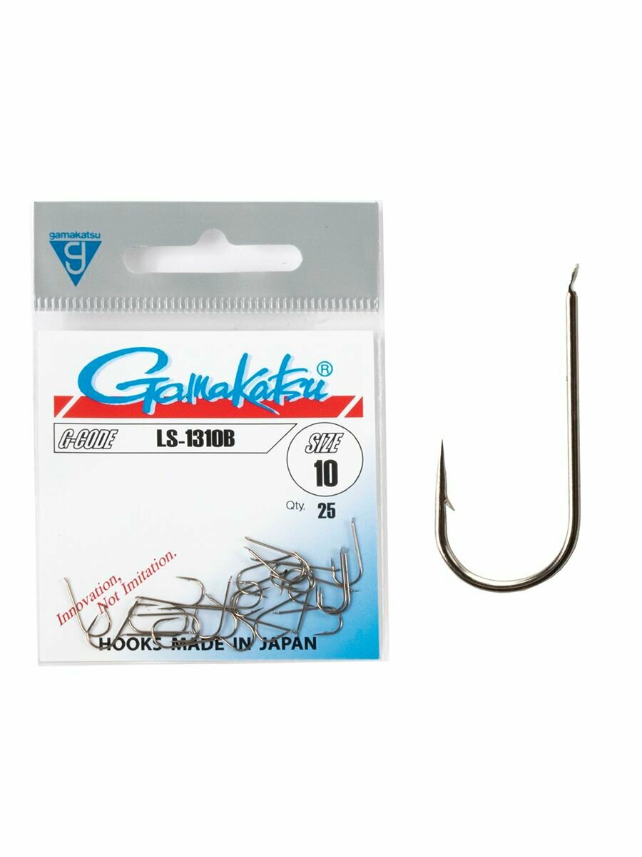 Крючки Gamakatsu LS-1310B HOOKS BRONZE размер 10 (упк.25шт.)