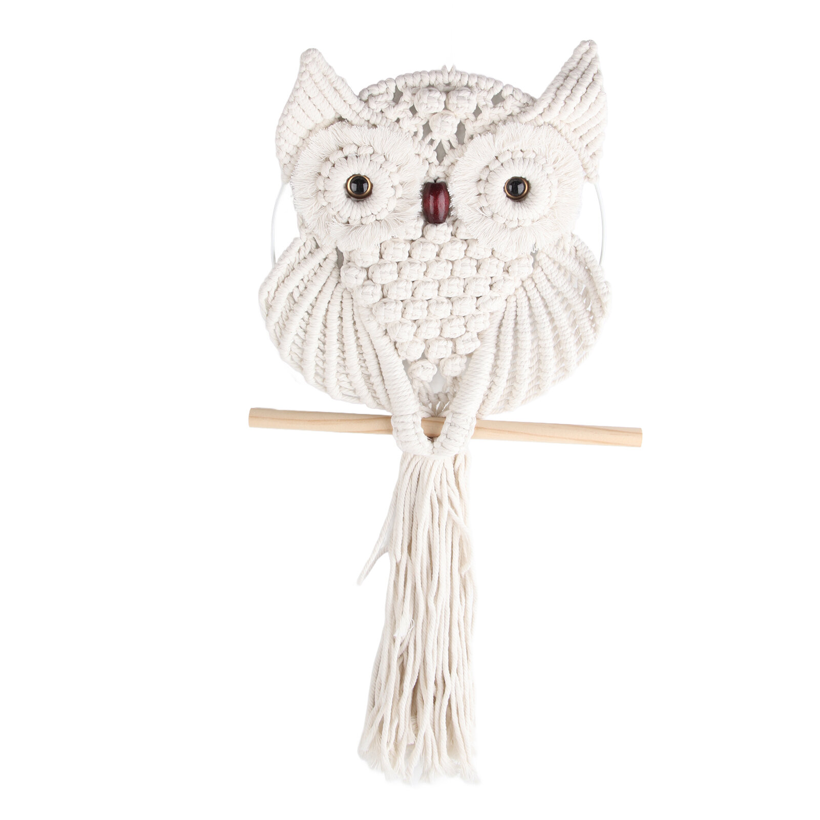 Owl Макраме стена висит