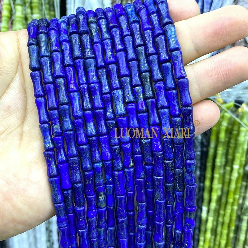 LUOMAN XIARI Лепидолит бусины 5x12 мм Фиолетовый, 5x12mm 28-30pcs 36cm, AA lapis