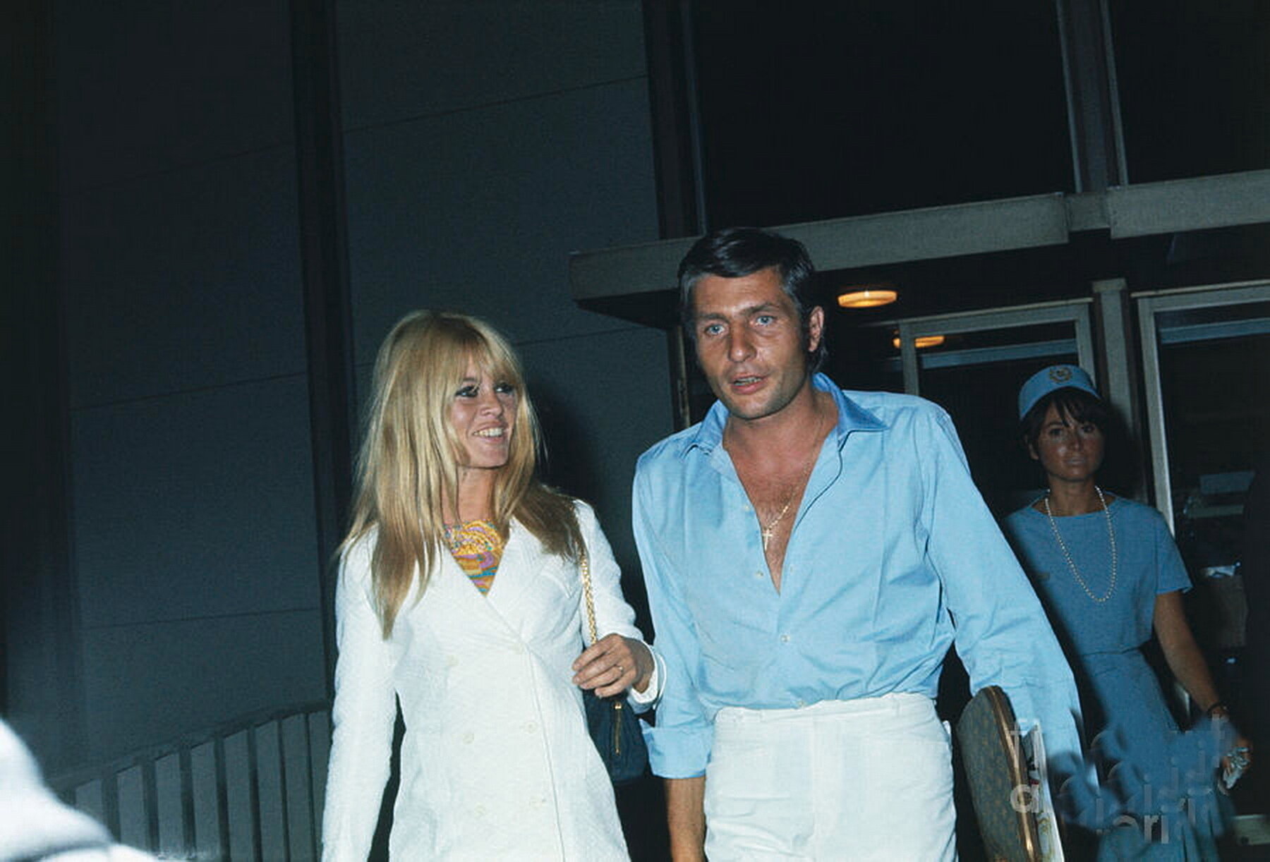 Плакат, постер Брижит Бардо и Ги Бартон на бумаге, размер 30х42см