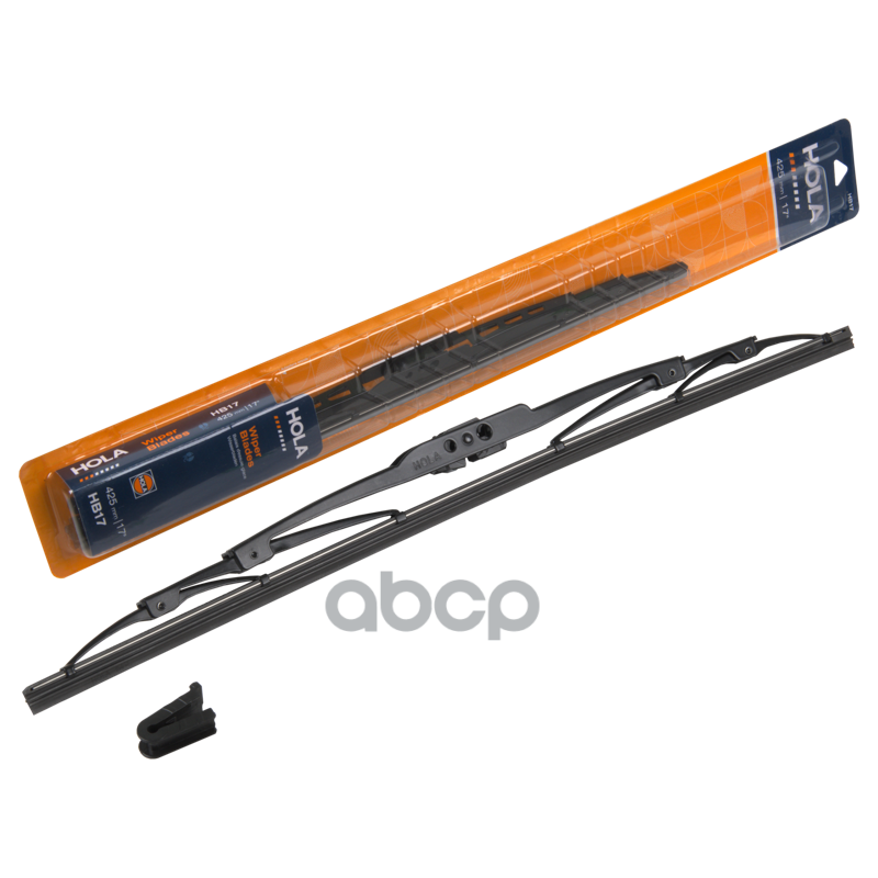 Щетка стеклоочистителя каркасная 1шт. (17/430mm) Универсальная адаптер крючок HOLA арт. hb17