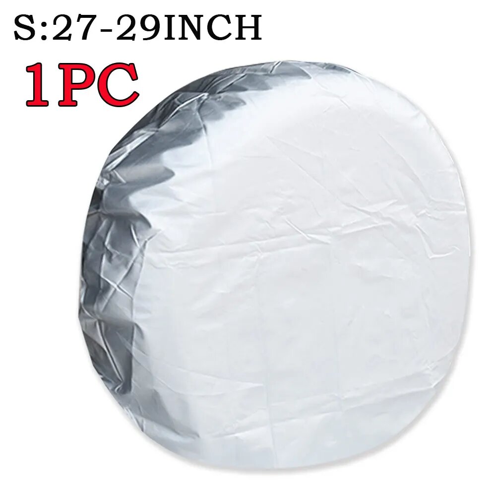 1 шт, водонепроницаемые чехлы для автомобильных колес, 27-29 дюймов, 29-32 дюйма Silver-S-1PC