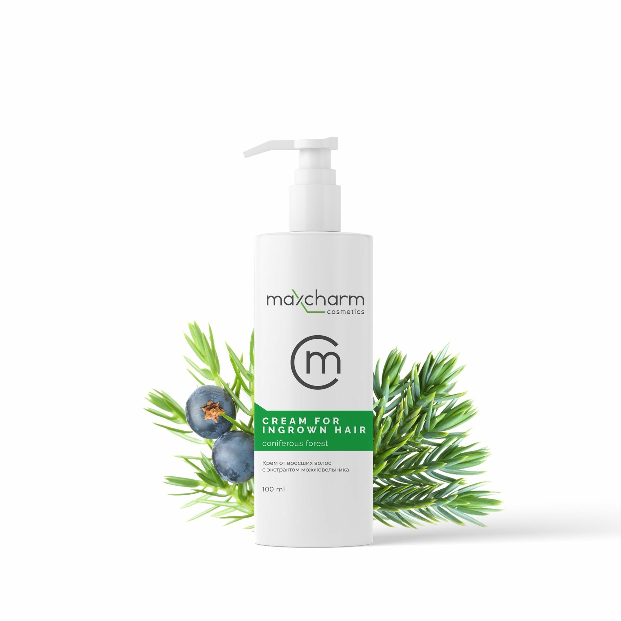 Крем от вросших волос Хвойный лес MAXCHARM Cream for ingrown hair Coniferous Forest, 100 мл